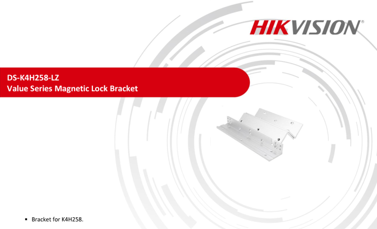 Giá Đỡ Khóa Từ Hikvision DS-K4H258D-LZ (Giá LZ) - TT PHÂN PHỐI GIẢI ...